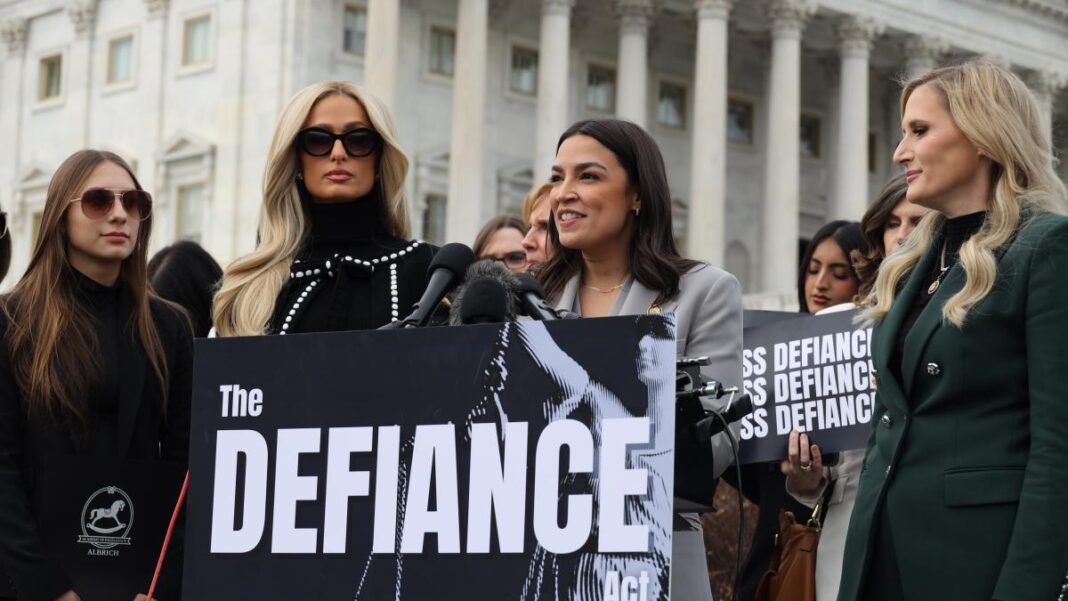 Ocasio-Cortez Paris Hilton: Ley Contra Pornografía Deepfake
